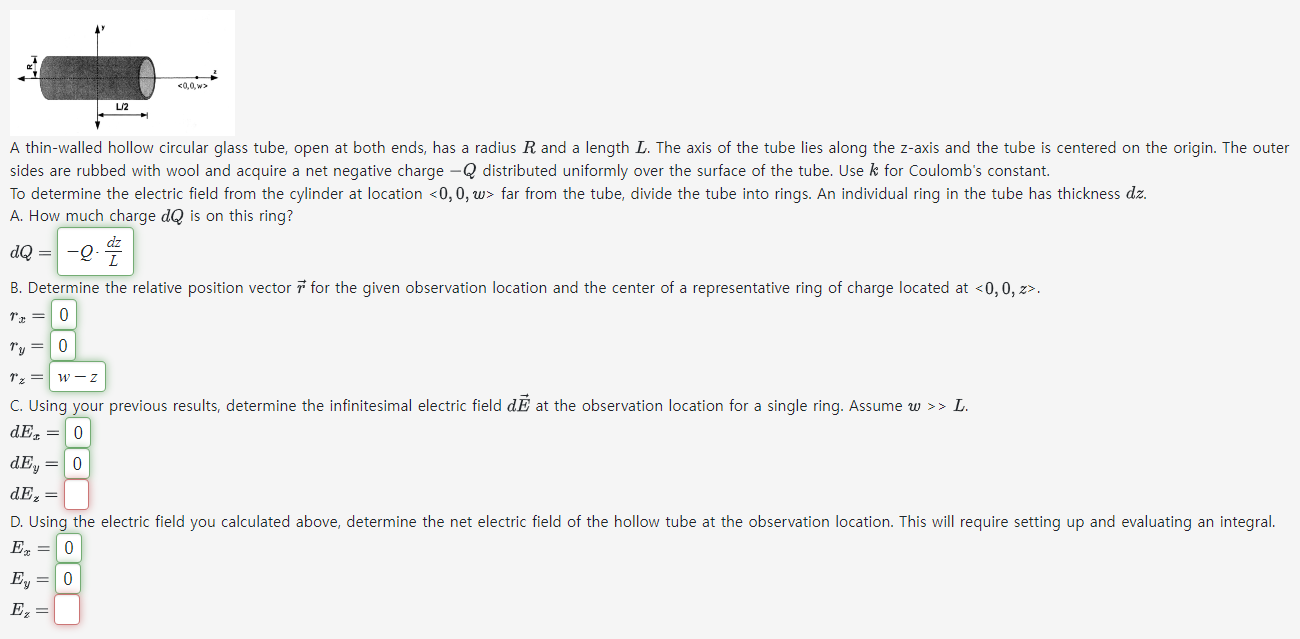 Solved A thin-walled hollow circular glass tube, open at | Chegg.com