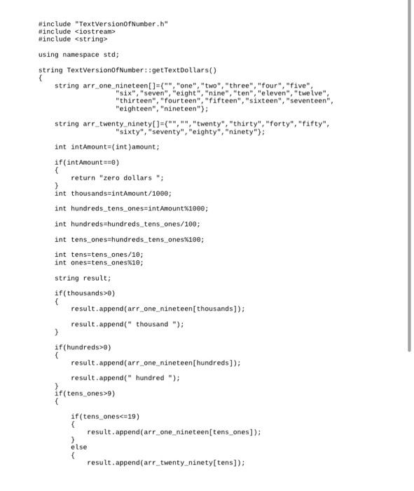 Solved #ifndef TEXT_VERSION.H #define TEXT_VERSION.H | Chegg.com