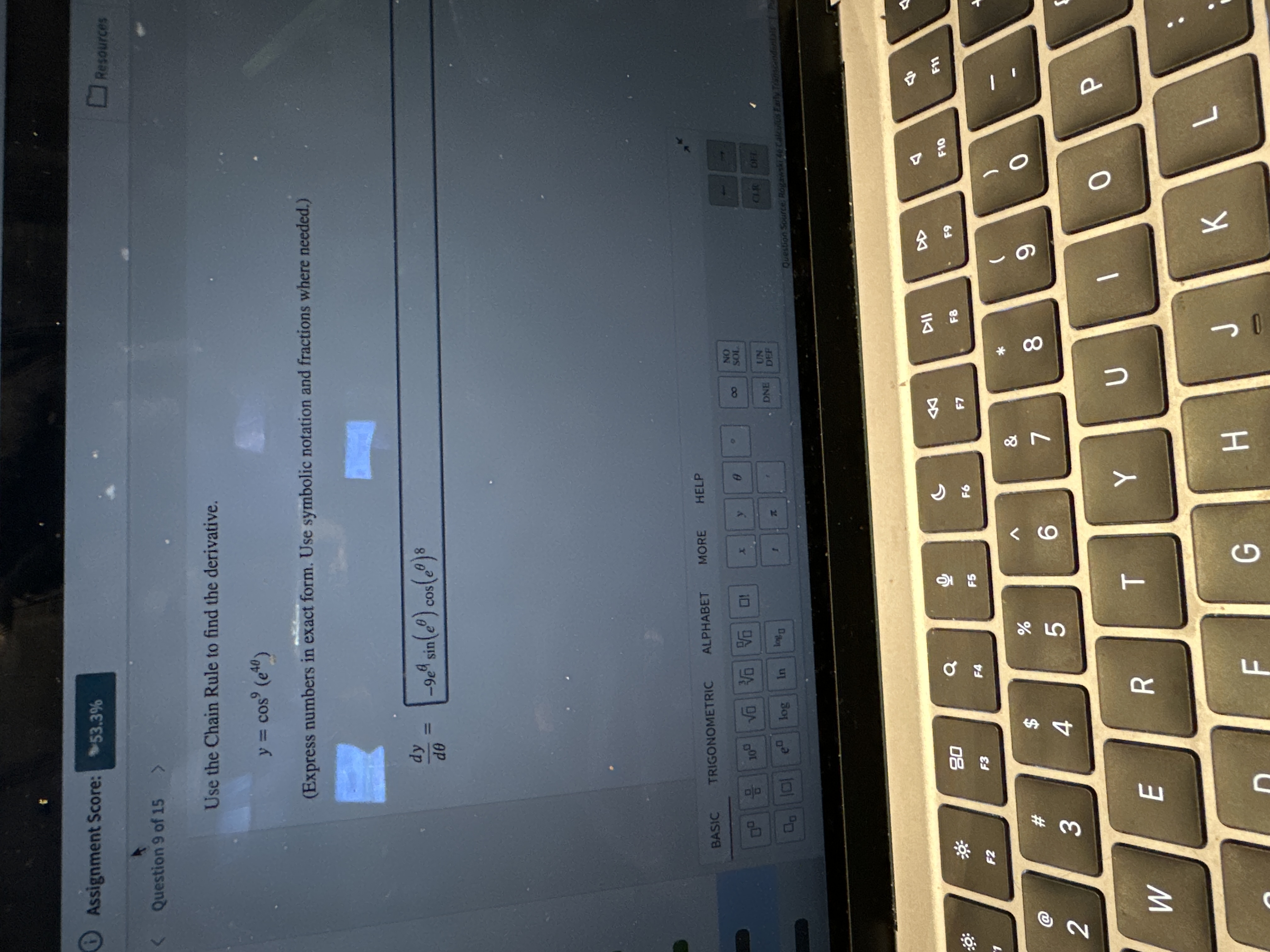 Solved Use the Chain Rule to find the | Chegg.com