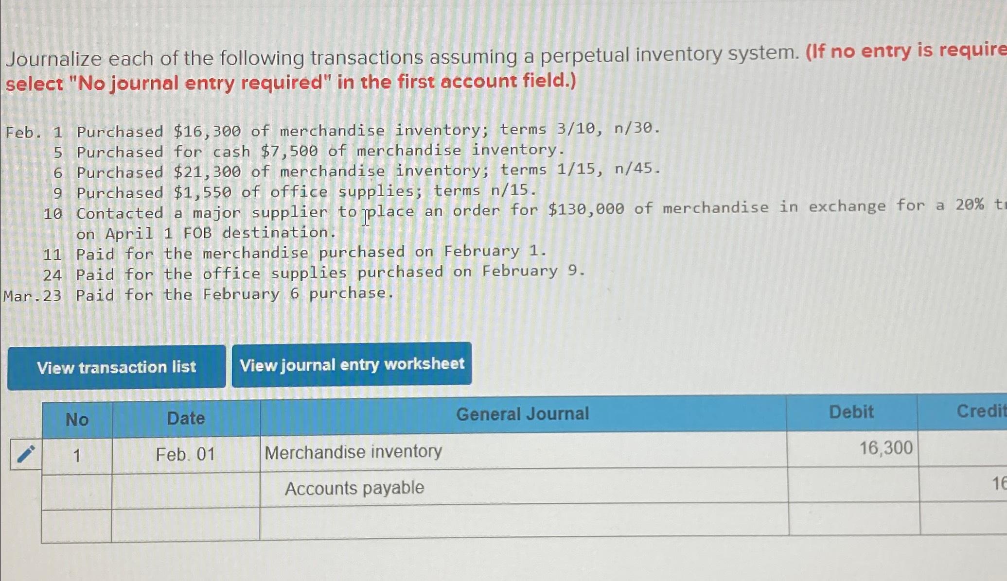 Solved Journalize each of the following transactions | Chegg.com