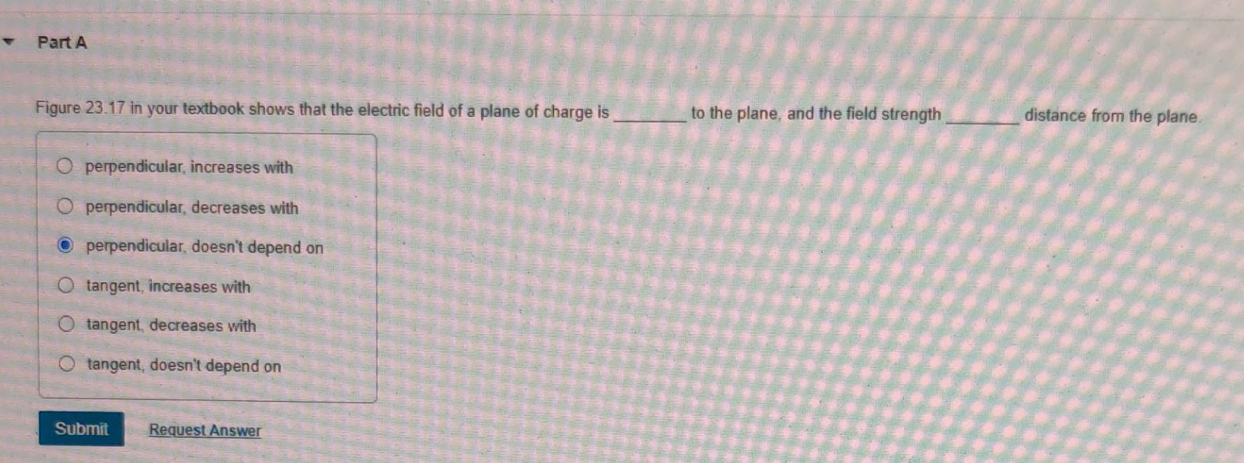 Figure 23 17 In Your Textbook Shows That The Electric
