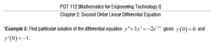 Solved PQT 112 [Mathematics for Engineering Technology I) | Chegg.com