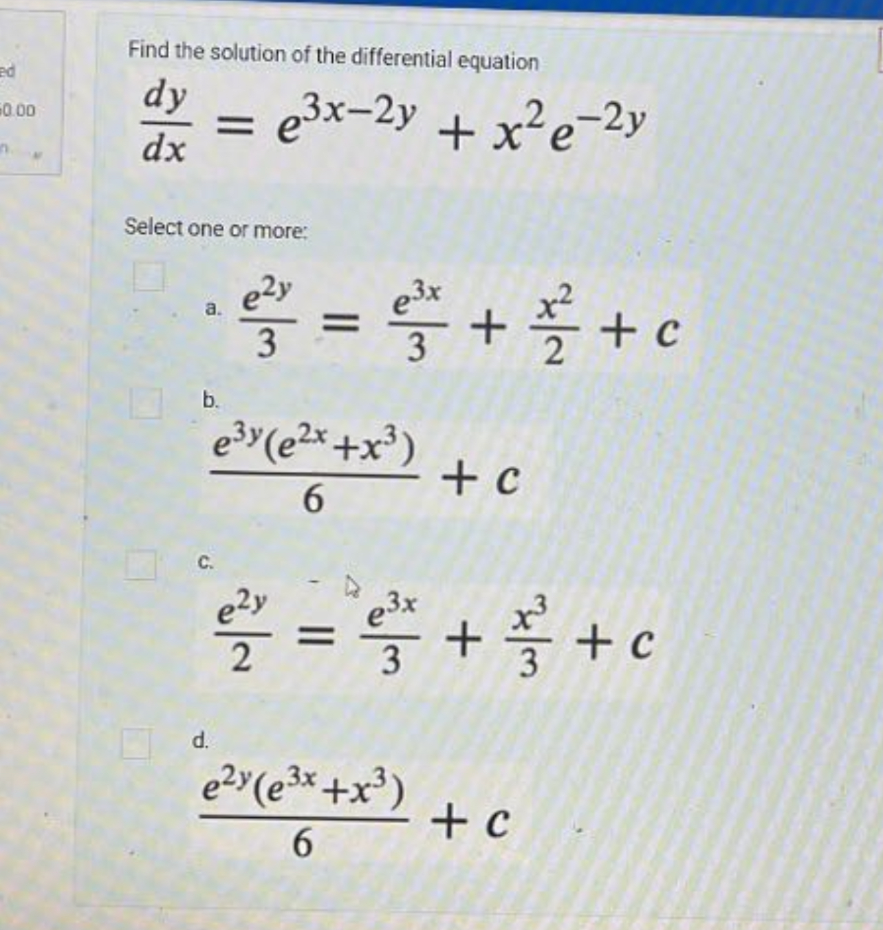 Solved Find the solution of the differential | Chegg.com