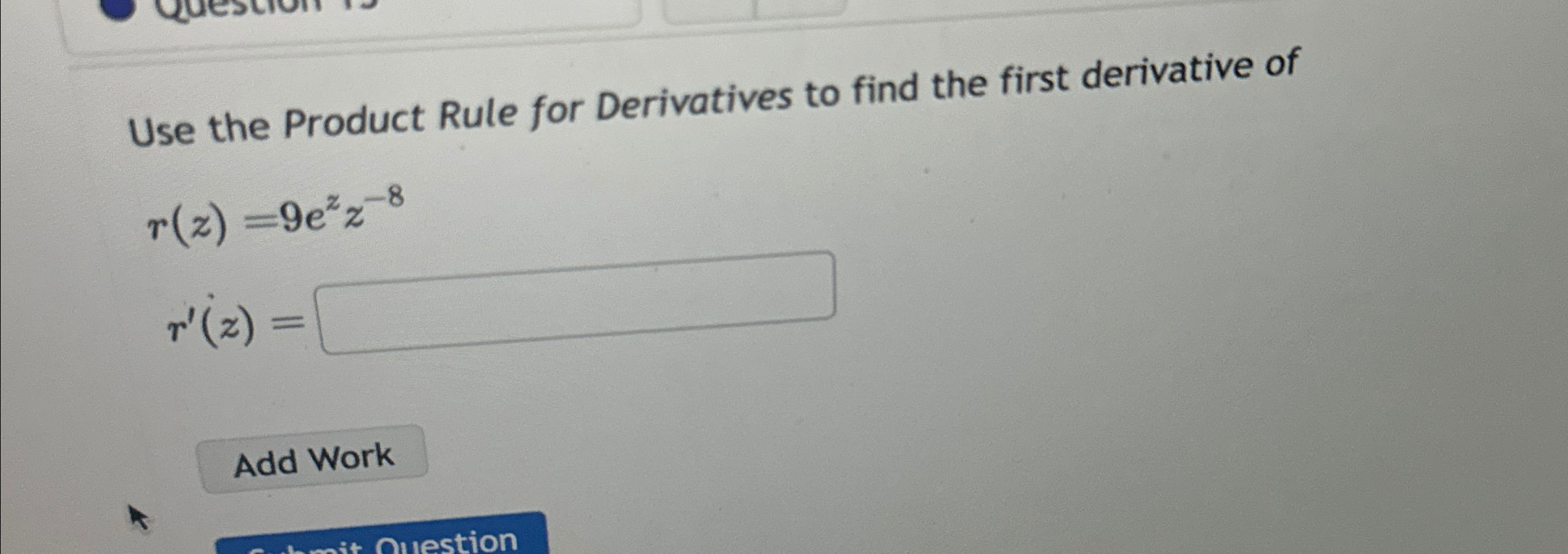 Solved Use the Product Rule for Derivatives to find the | Chegg.com