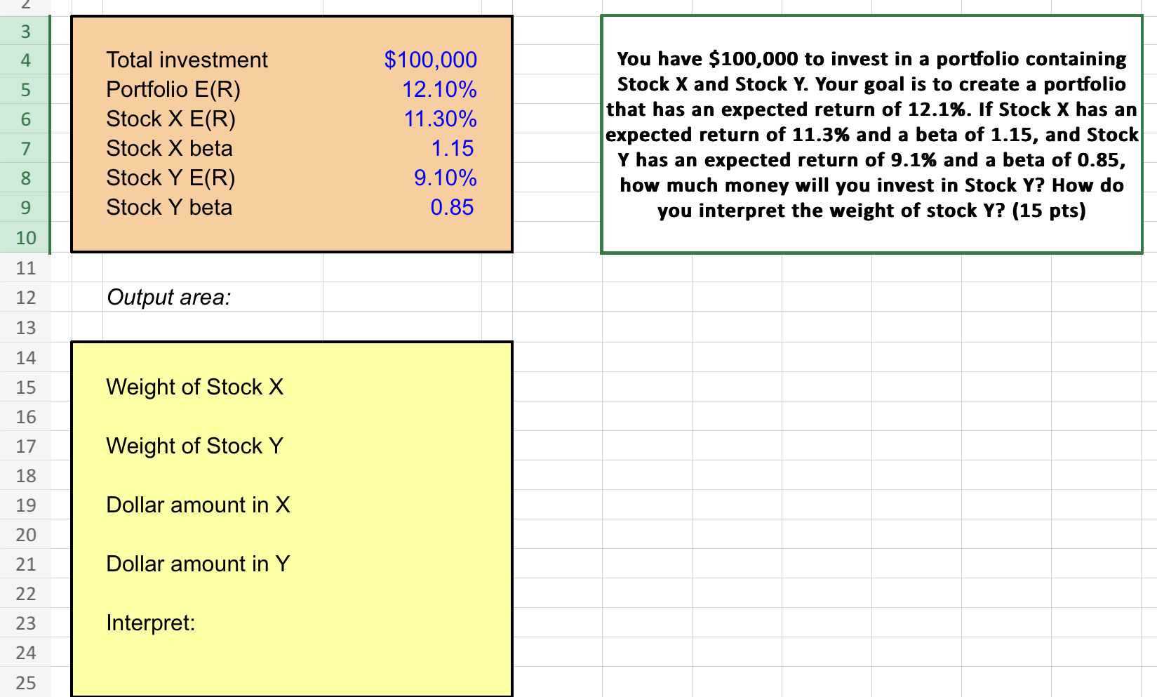 Solved please can you do it on excel | Chegg.com
