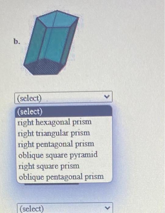 Solved Name the figures and state whether they are right or | Chegg.com