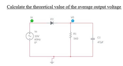 Solved Calculate the theoretical value of the average output | Chegg.com