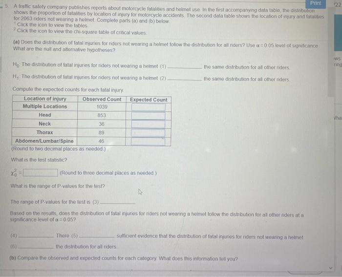 Chi-Square (x2) Distribution Area to the Right of | Chegg.com