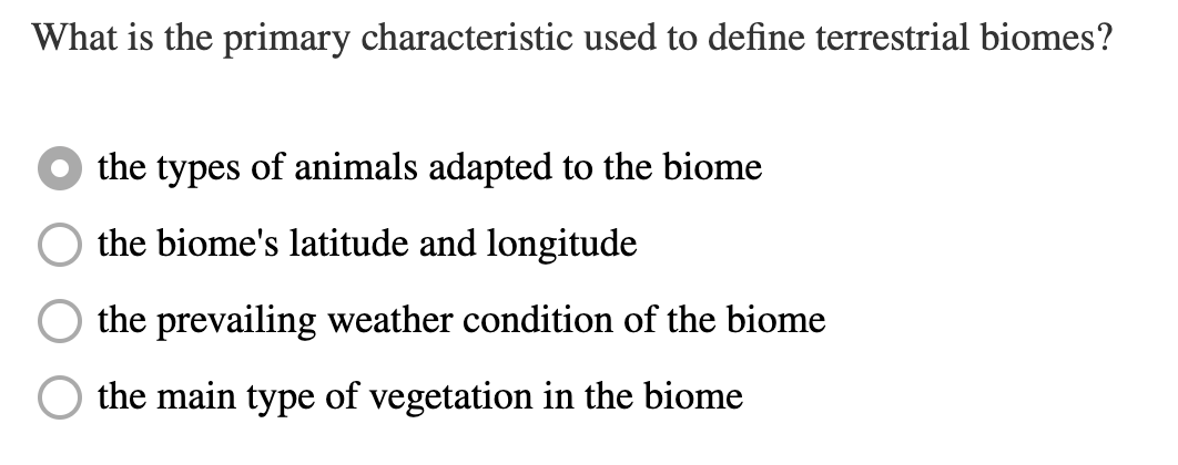 Solved What is the primary characteristic used to define | Chegg.com
