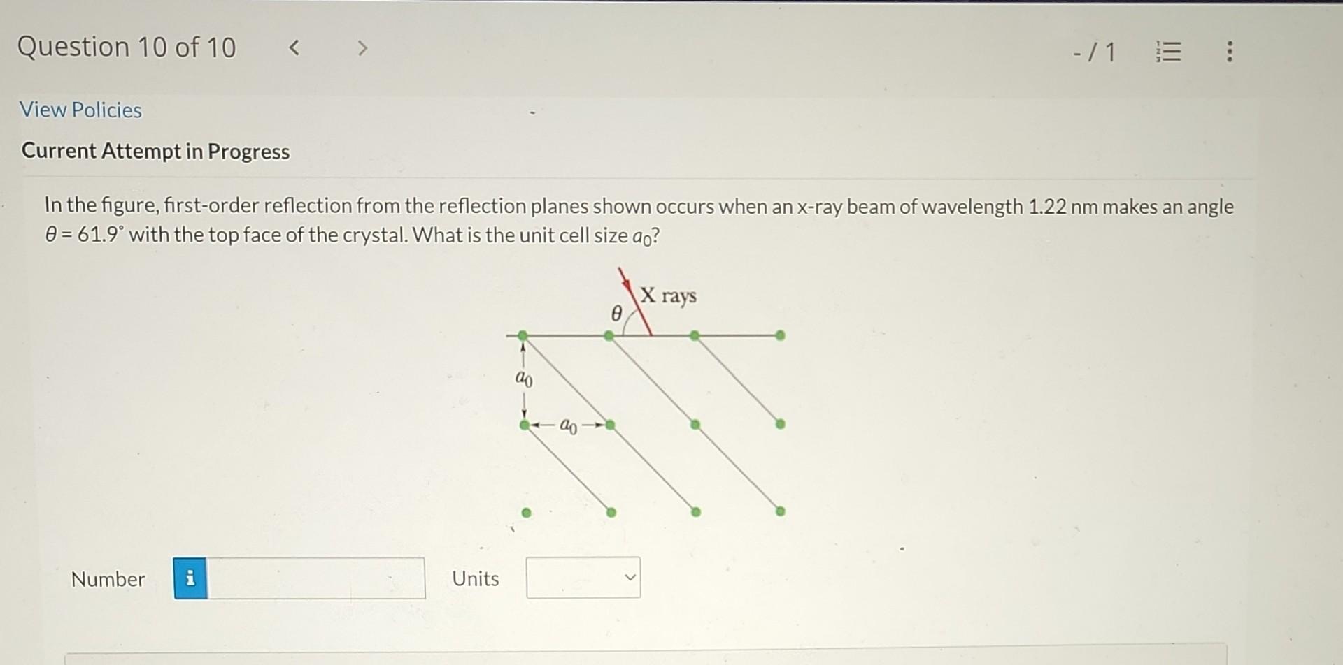 Solved Question 8 of 10 View Policies Current Attempt in | Chegg.com