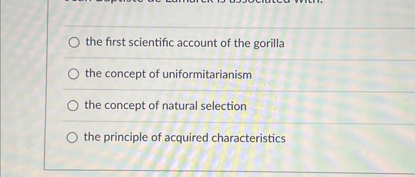 Solved the first scientific account of the gorillathe | Chegg.com