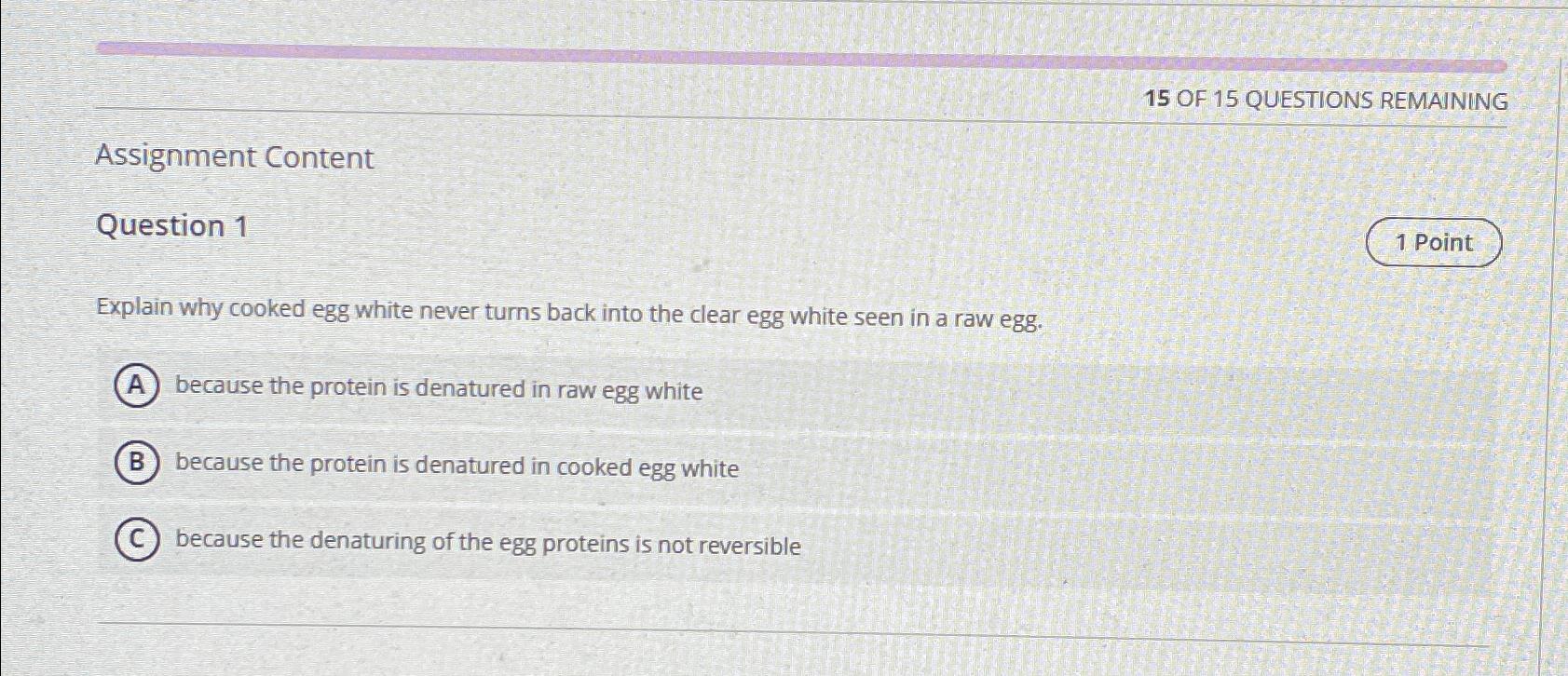 Solved 15 OF 15 QUESTIONS REMAININGAssignment | Chegg.com Solved 15 OF 15 QUESTIONS REMAININGAssignment | Chegg.com