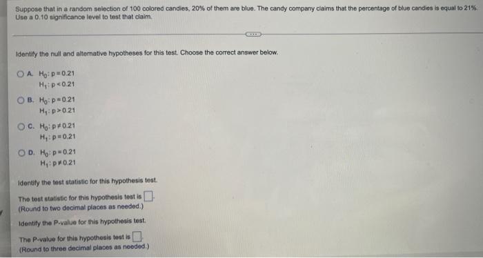 Solved Suppose that in a random selection of 100 colored | Chegg.com