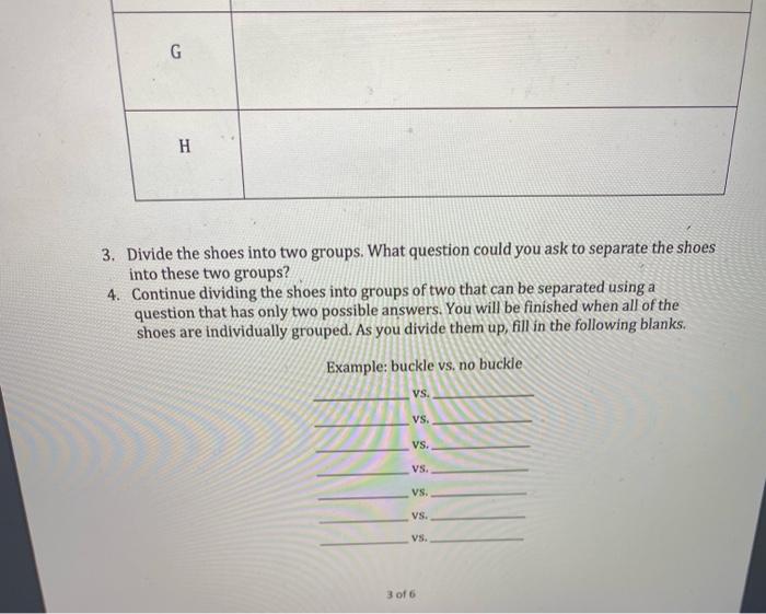 Solved Dichotomous Key Lab A dichotomous key is a method for | Chegg.com