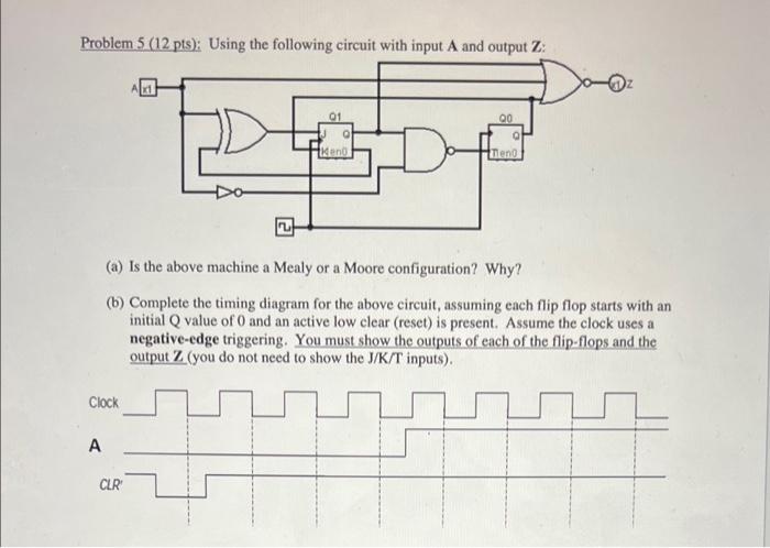 Solved Problem 5 (12 pts): Using the following circuit with | Chegg.com