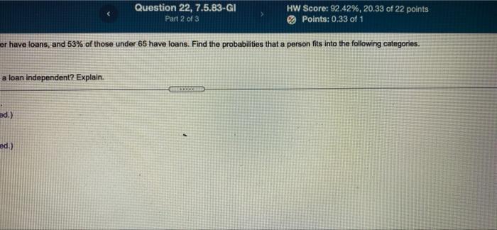 Solved Math 24 (127 TV3 PM Homework Section 7.5 Homework | Chegg.com