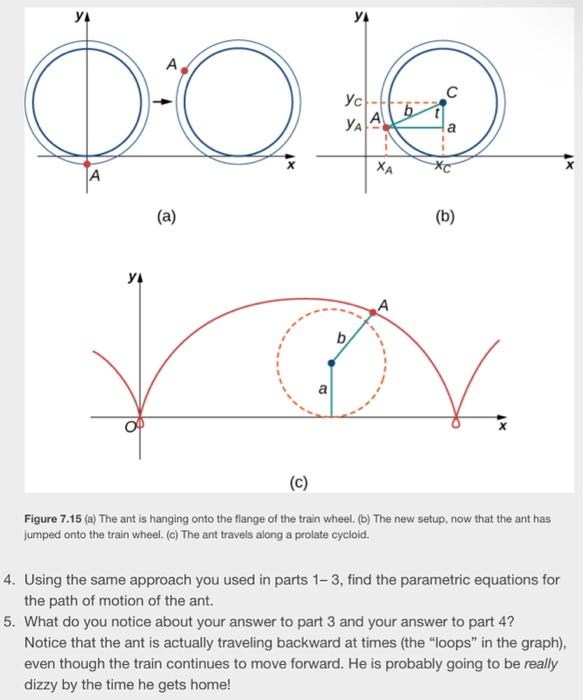 Solved Travels with My Ant: The Curtate and Prolate Cycloids | Chegg.com