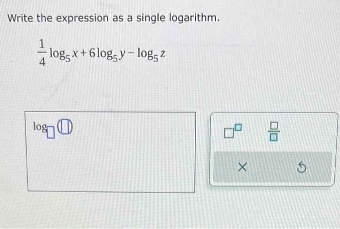 Solved Use the properties of logarithms to evaluate each of | Chegg.com