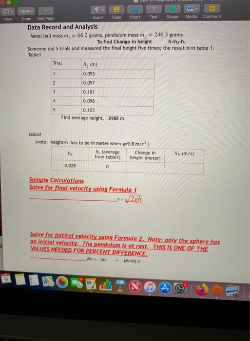 Solved D View 125% T TE Zoom Add Page Insert Table Chart | Chegg.com