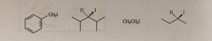 Solved Circle the least reactive compound in an SN2 | Chegg.com