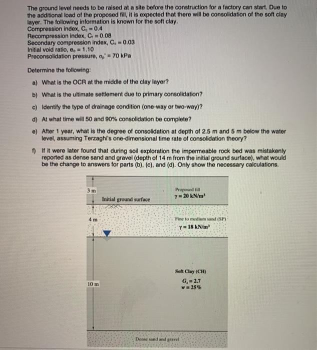 Solved (A) What is the OCR at the middle of the clay | Chegg.com