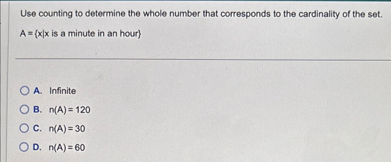 Solved Use counting to determine the whole number that | Chegg.com