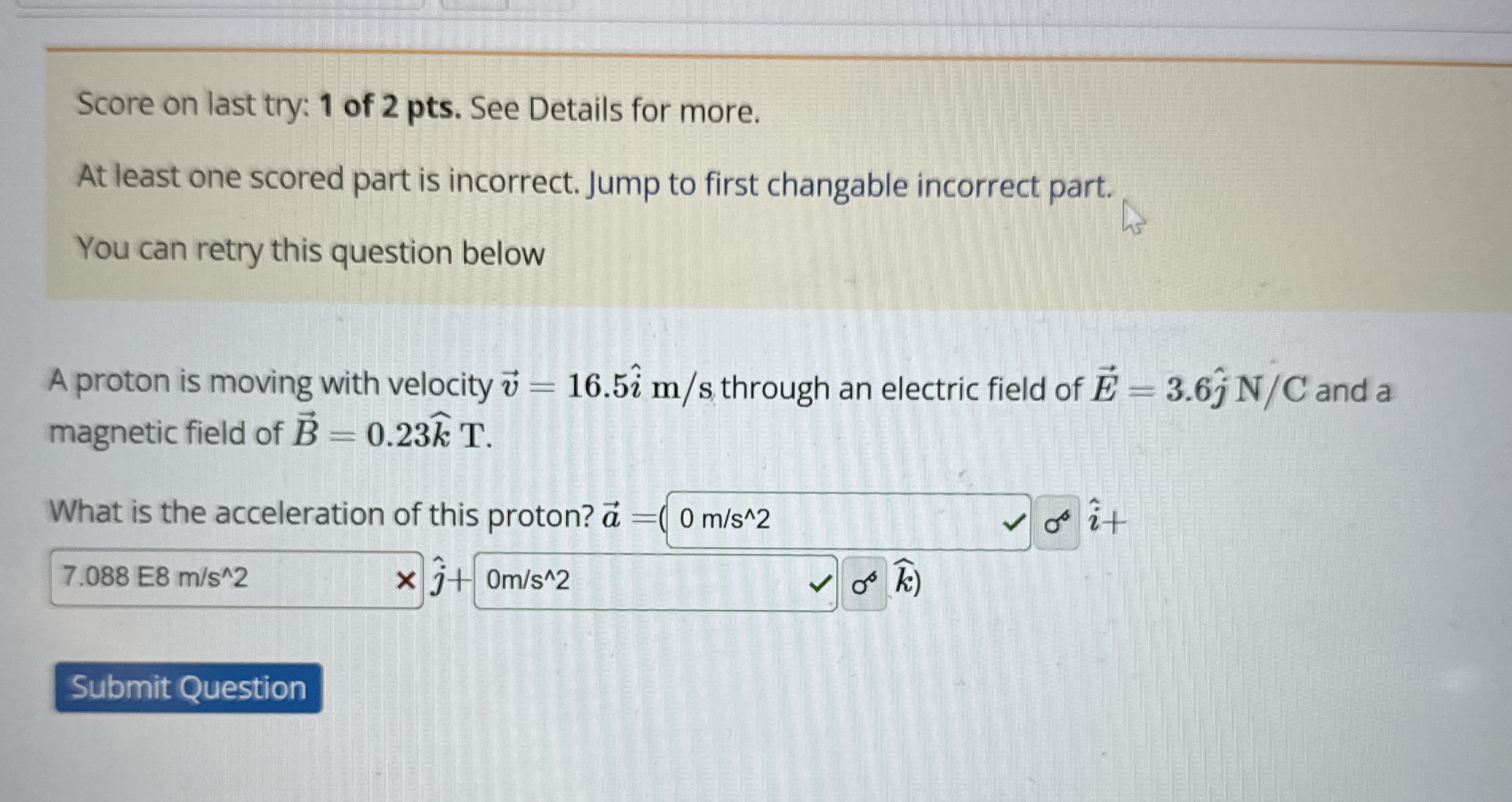 Solved Score on last try: 1 ﻿of 2pts. ﻿See Details for | Chegg.com