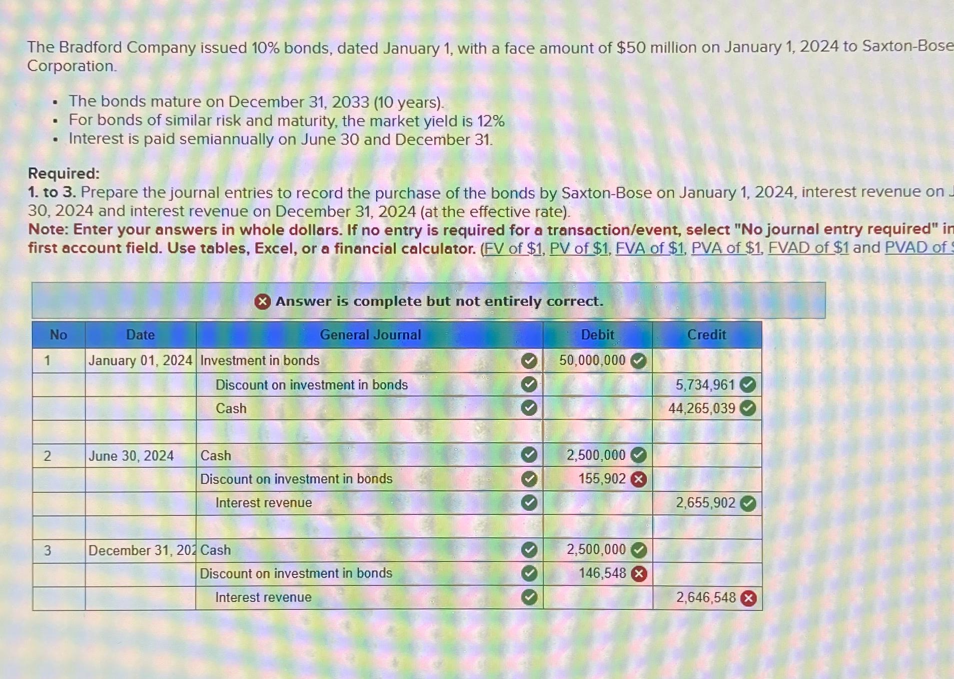 Solved The Bradford Company issued 10% ﻿bonds, dated January | Chegg.com