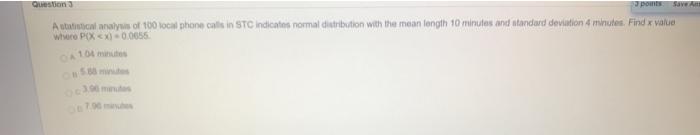 Solved Question 1 A station analysis of local phone calls in | Chegg.com