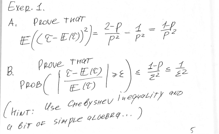 SEE THE PICTURE(Hint: Use Chebyshev inequality anda | Chegg.com