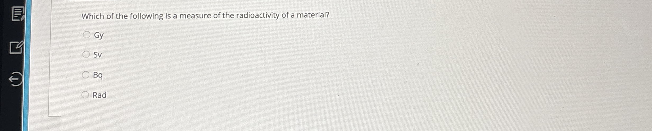 Solved Which of the following is a measure of the | Chegg.com