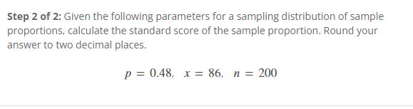 Solved Step 2 ﻿of 2: Given the following parameters for a | Chegg.com