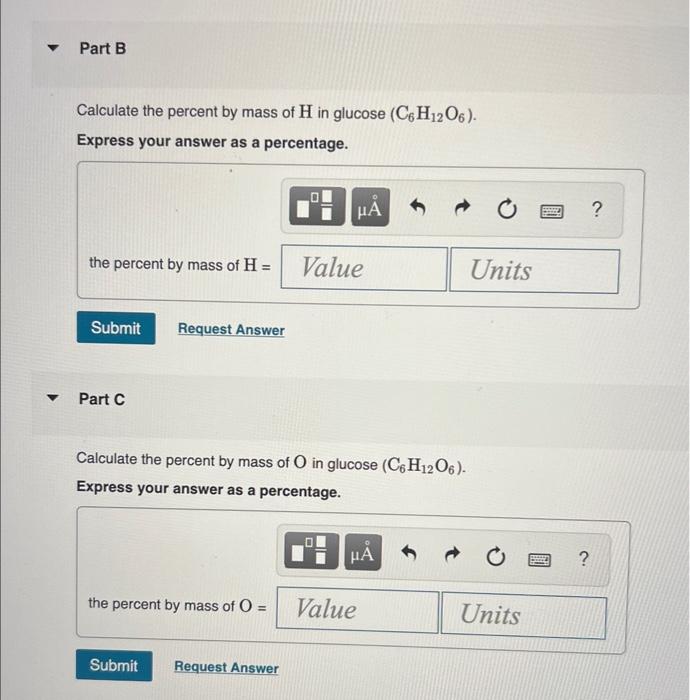 [Solved]: Calculate the percent by mass of ( mathrm{H} )