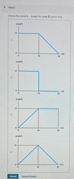 Solved Problem 12.37 Two rockets start from rest at the same | Chegg.com
