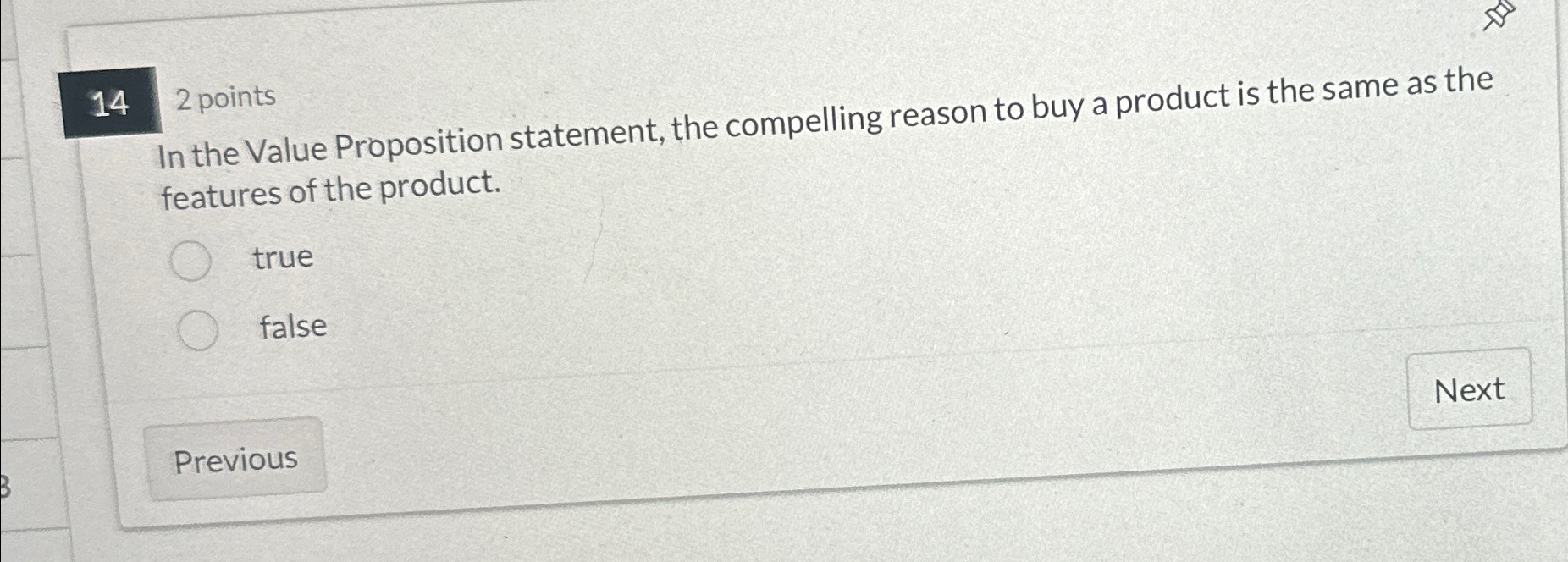 Solved 142 ﻿pointsIn the Value Proposition statement, the | Chegg.com