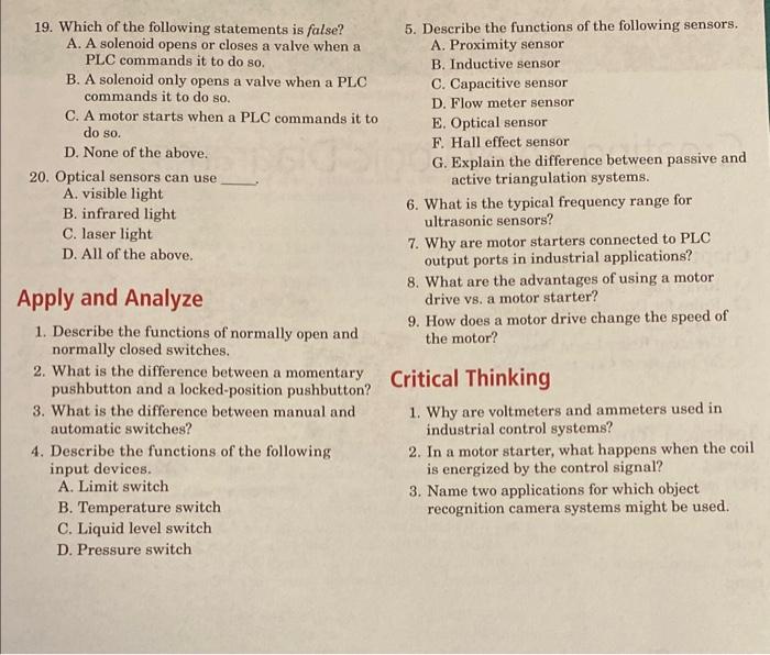 Solved 1. A single-pole, single-throw (SPST) switch 3. The | Chegg.com