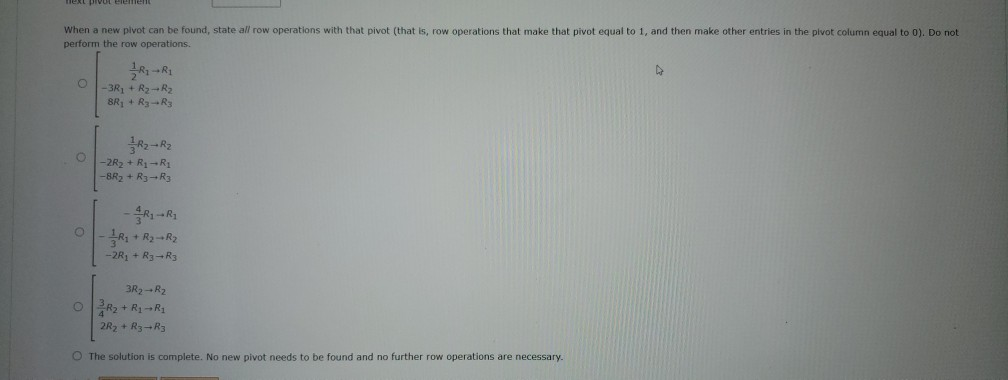 Solved A simplex matrix for a standard maximization problem | Chegg.com