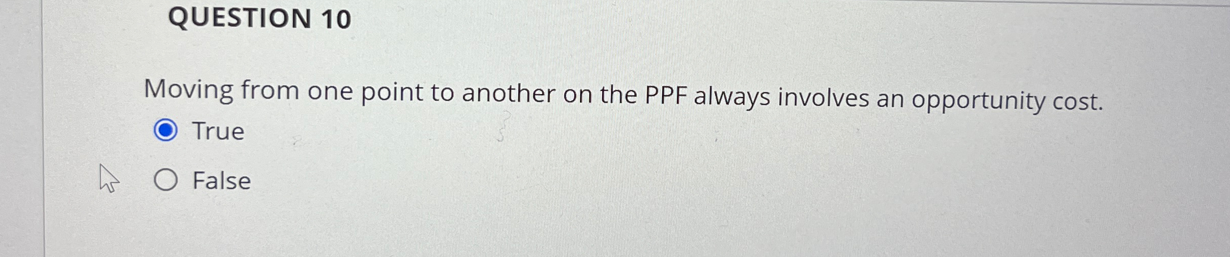 Solved QUESTION 10Moving from one point to another on the | Chegg.com