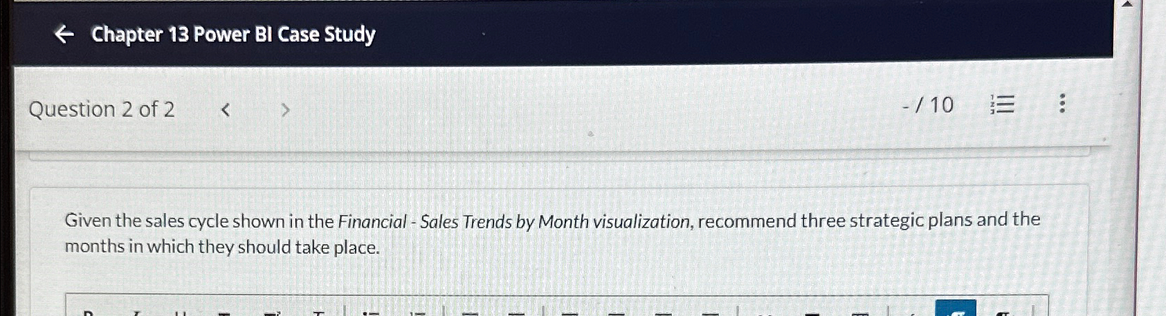 Solved Chapter 13 ﻿Power BI Case StudyQuestion 2 ﻿of | Chegg.com