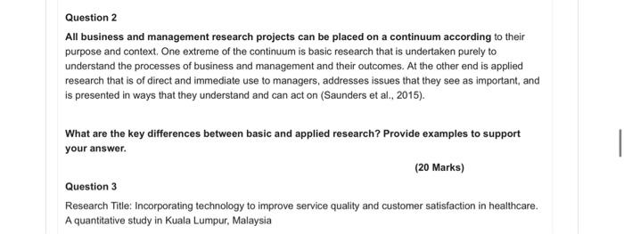 Question 1 The Saunders Research onion illustrates | Chegg.com