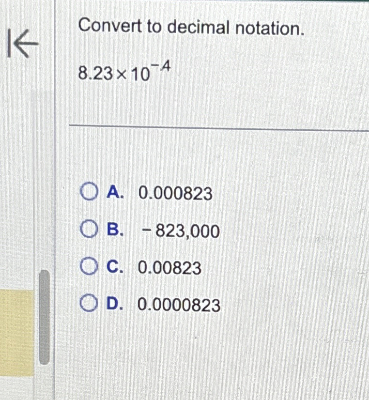 Solved Convert to decimal | Chegg.com