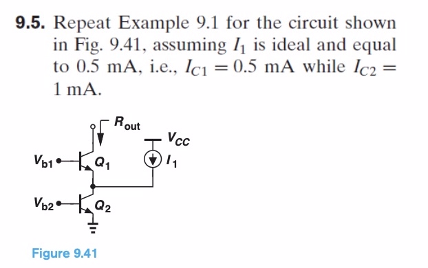 Solved 9.5. ﻿Repeat Example 9.1 ﻿for the circuit shownin | Chegg.com