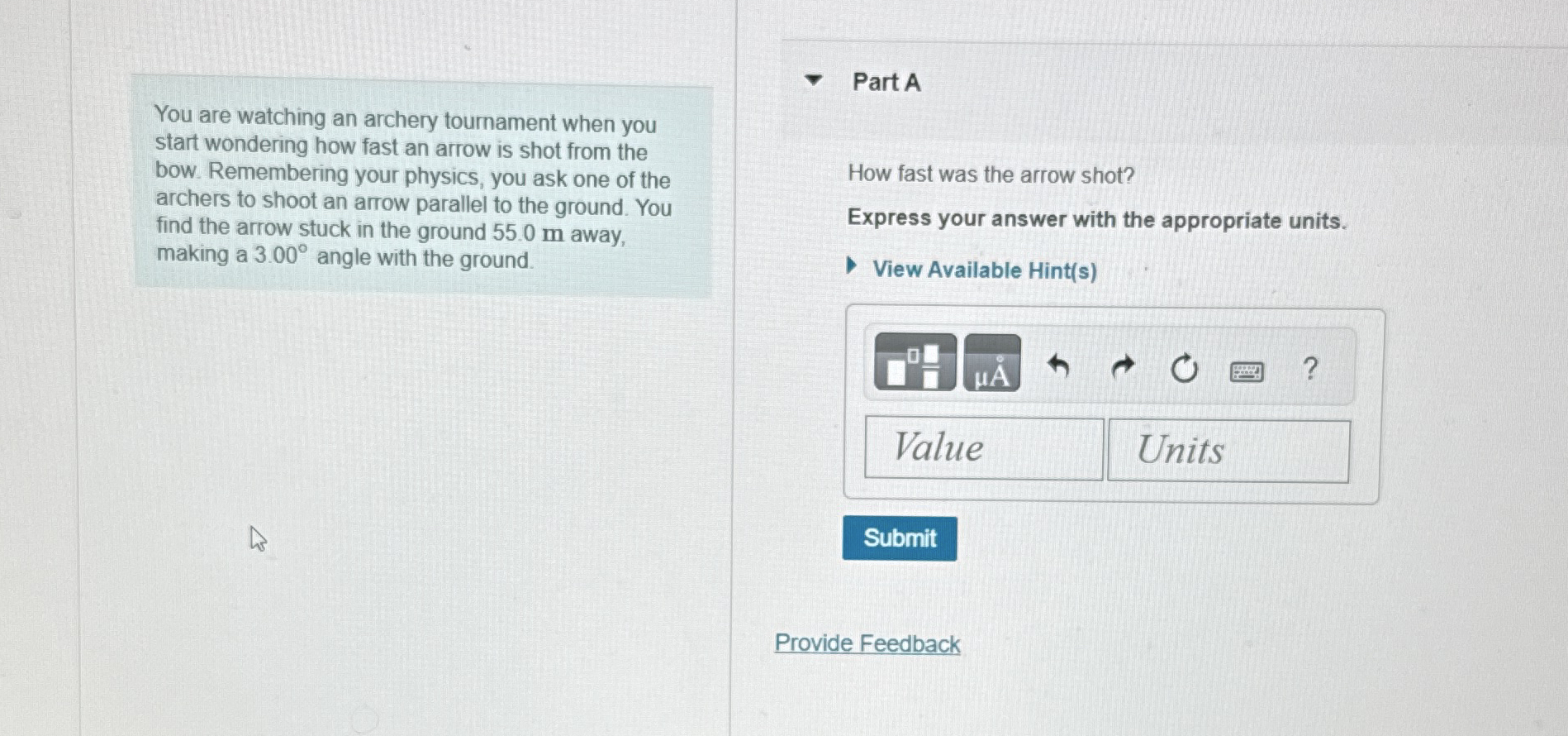 Solved You are watching an archery tournament when you start | Chegg.com
