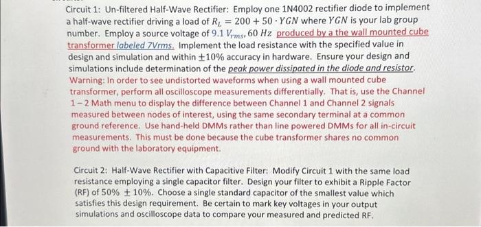 Solved Sub-Task 1: Theoretical Prediction: For each circuit, | Chegg.com