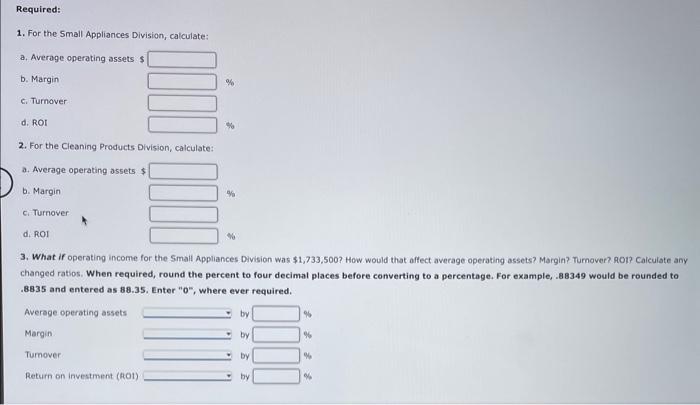 Solved Calculating Average Operating Assets, Margin, | Chegg.com