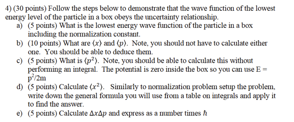 Solved 4) ( 30 ﻿points) ﻿Follow the steps below to | Chegg.com