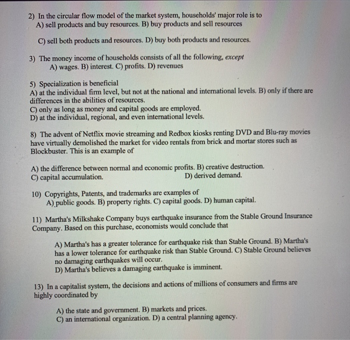 Market System Circular Flow Diagram Flow Circular Diagram In
