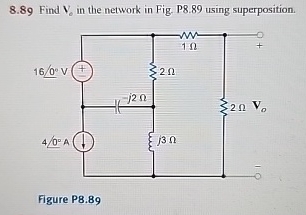 Solved 8.89 ﻿Find V6 ﻿in the network in Fig. P8.89 ﻿using | Chegg.com