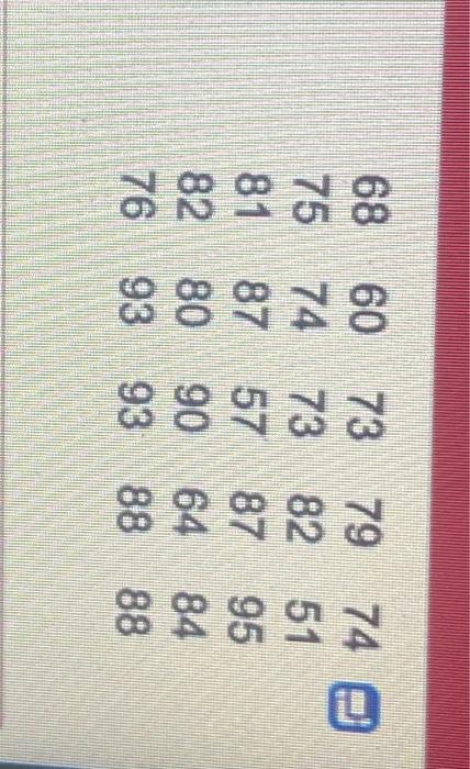 Solved Use The Data Set And Limit Grouping With A First 