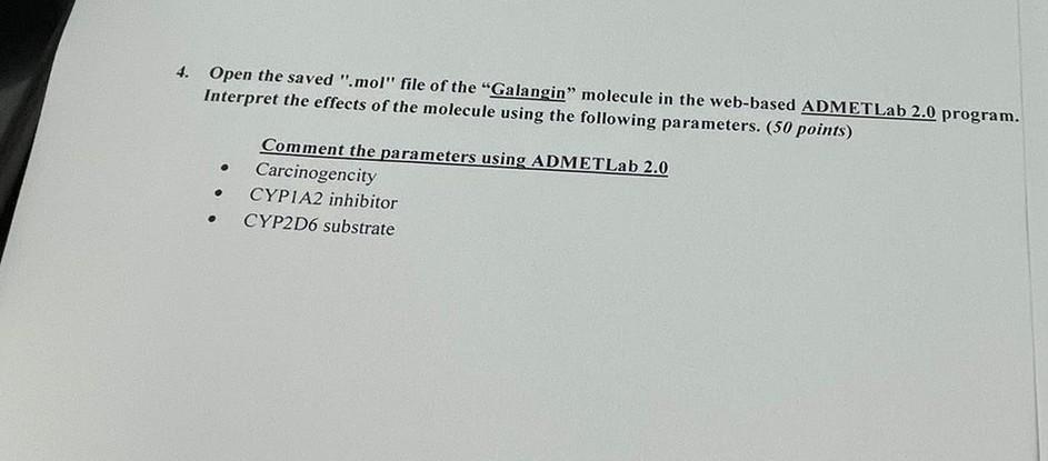 Solved 4. Open the saved ".mol" file of the "Galangin" | Chegg.com